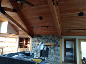 A Simple Lake Home, Douglas Fir and Stone - Huisman Concepts