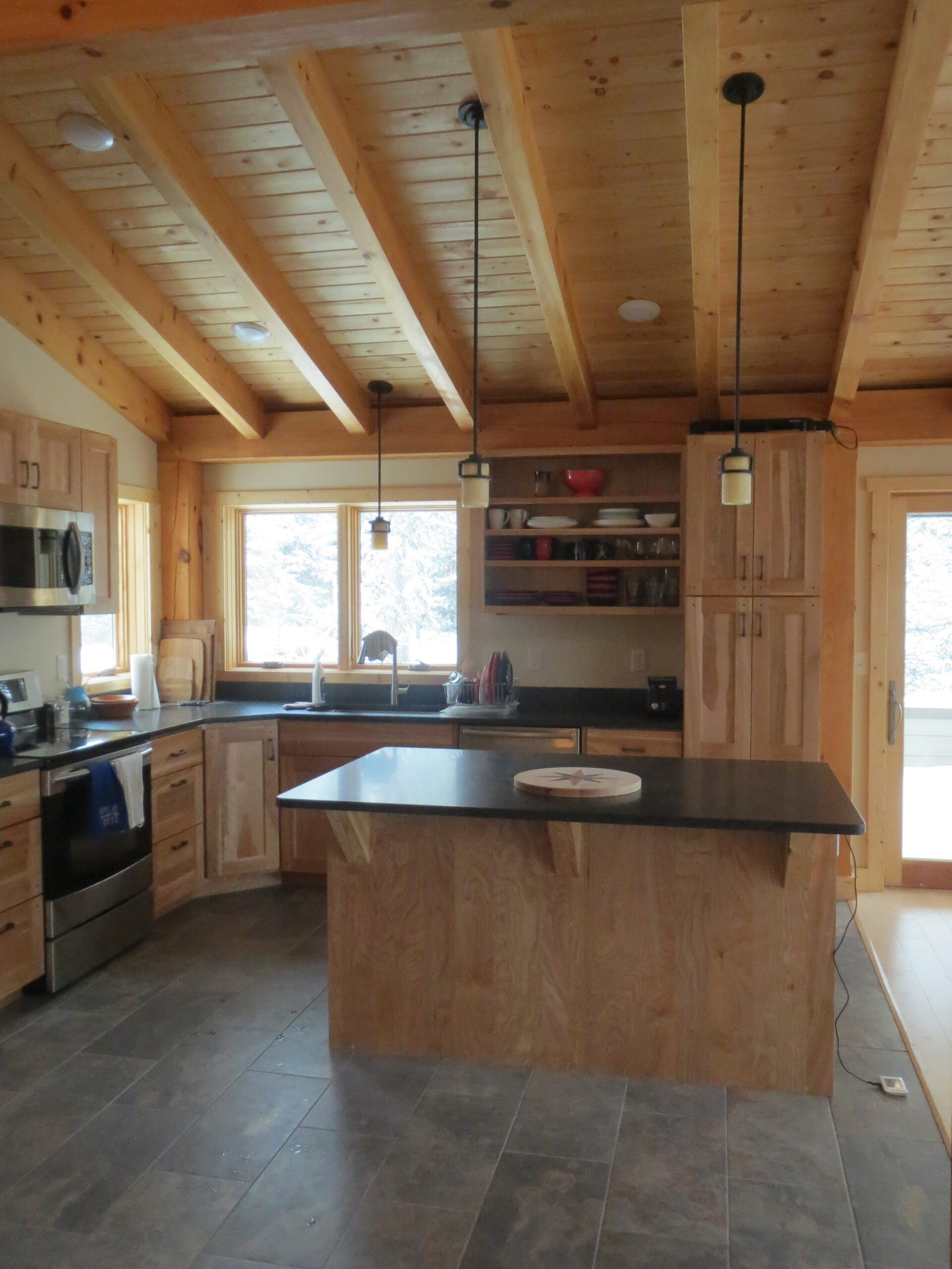 Adding a new project to the project gallery, a simple timber frame near ...